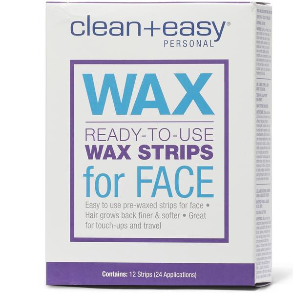 Clean + Easy - Pre-Wax Strips - Face - 24 Apps | Brands | Mat&Max